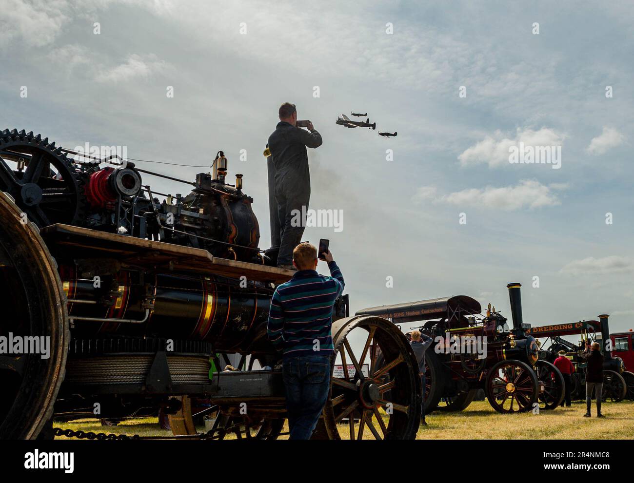 The Battle of Britain Memorial Flight Lancaster, Spitfire and Hurricane ...