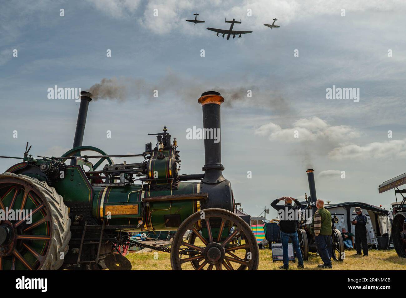 The Battle of Britain Memorial Flight Lancaster, Spitfire and Hurricane ...