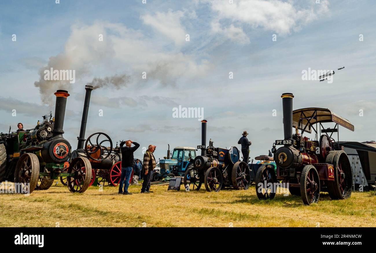 The Battle of Britain Memorial Flight Lancaster, Spitfire and Hurricane ...