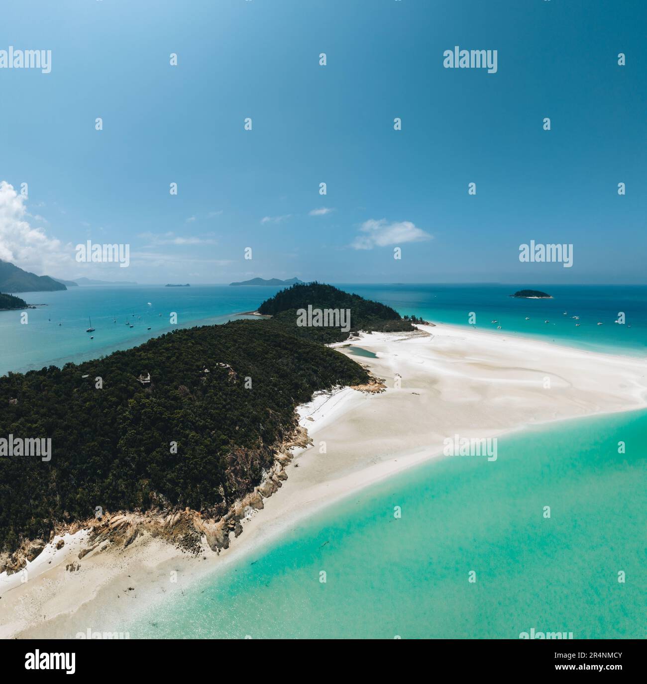 Aerial view beautiful whitehaven beach hi-res stock photography and ...