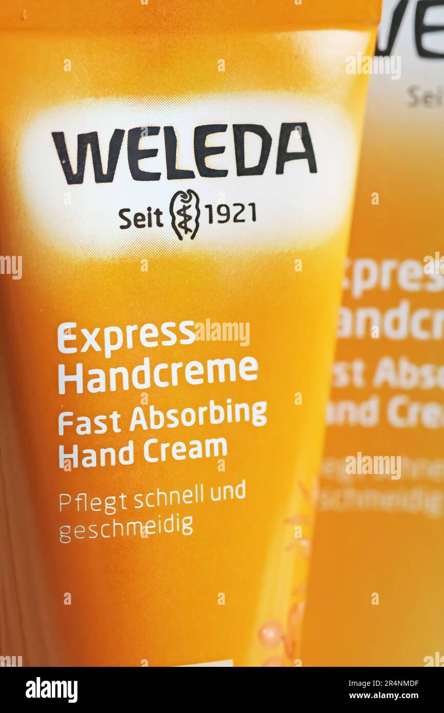 Weleda logo hi-res stock photography and images - Alamy