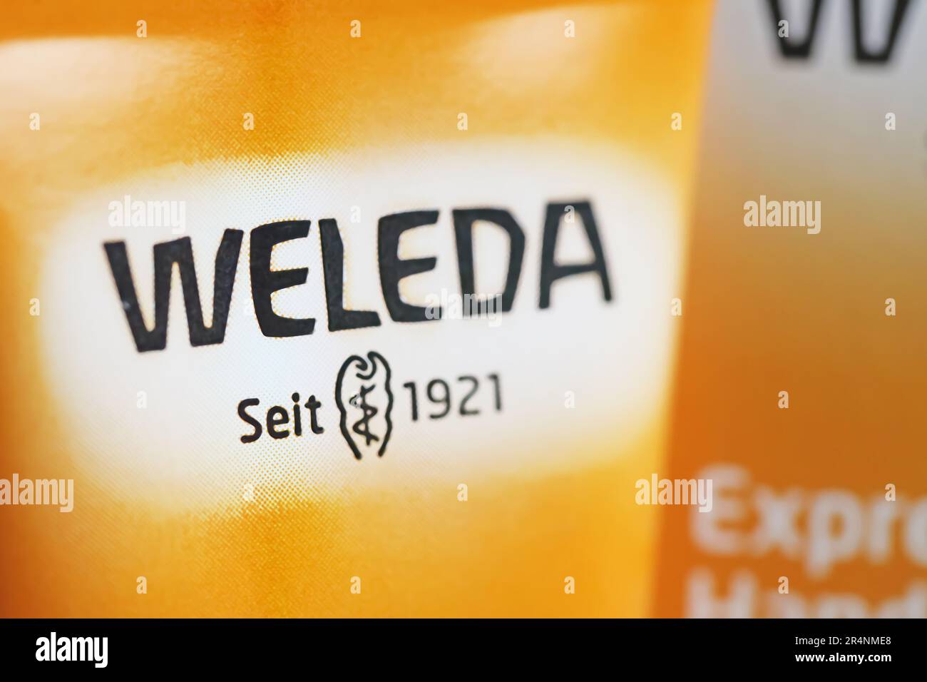 Weleda logo hi-res stock photography and images - Alamy