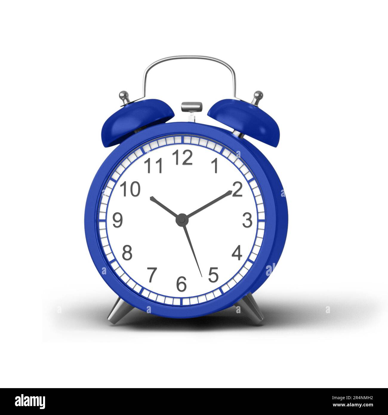 Colorful alarm clock for your asset time project isolated on white ...