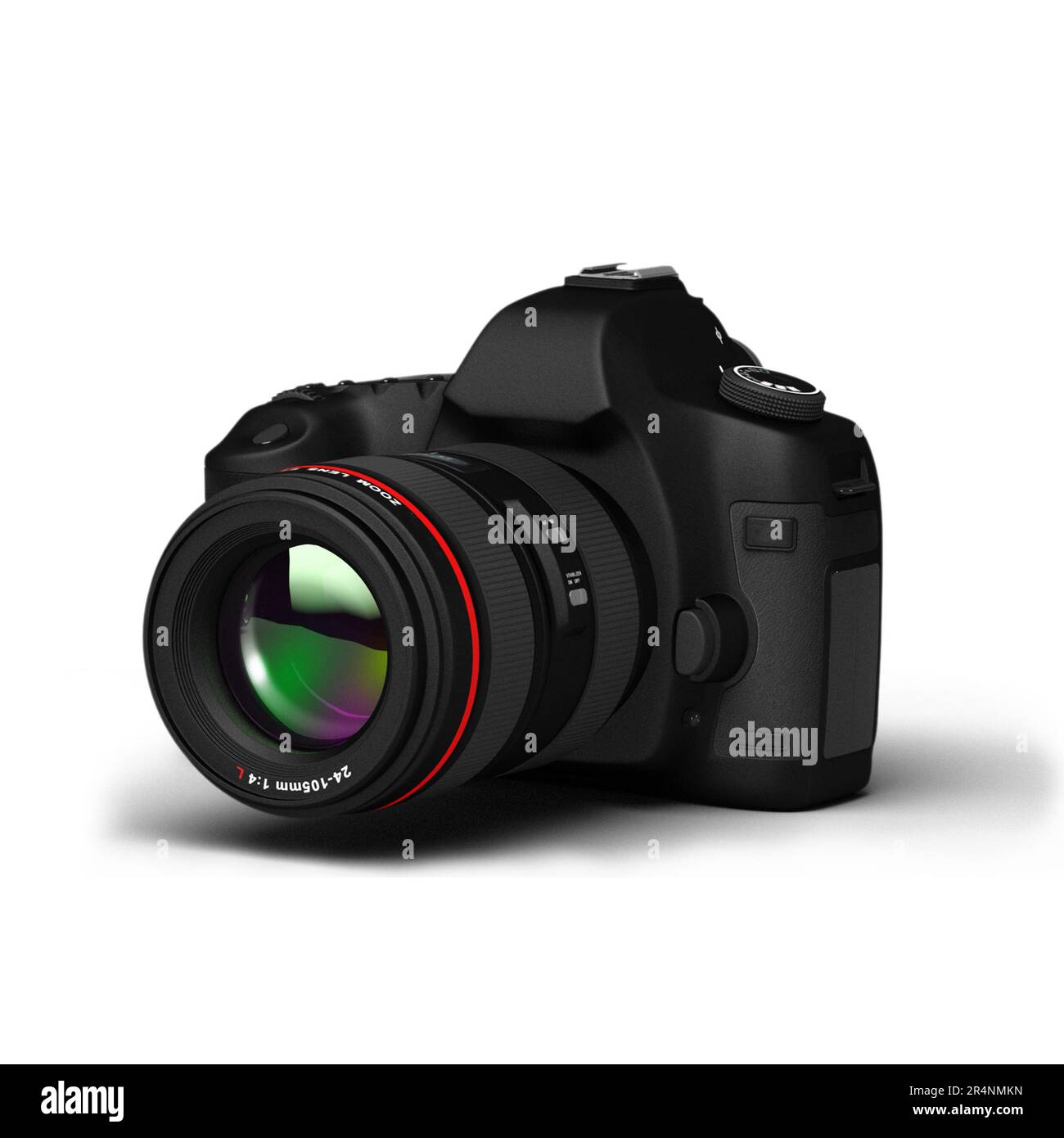 Isolated SLR camera on white background suitable for your device ...