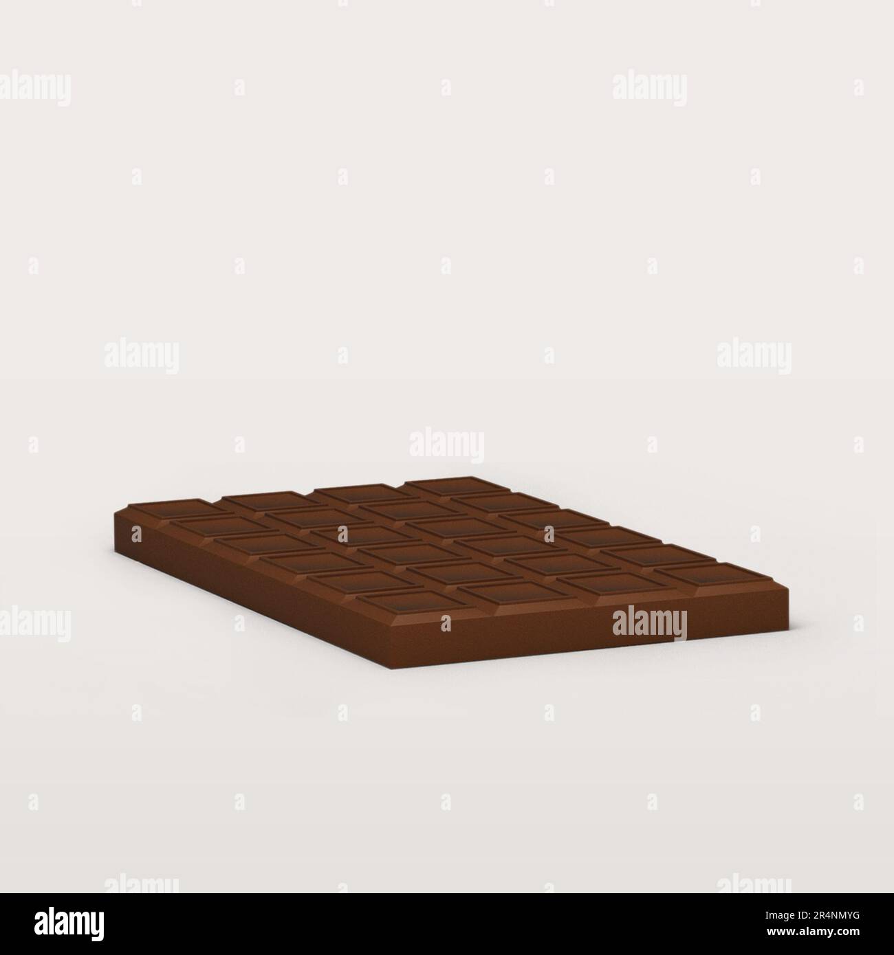 Chocolate bars on white background fit for your sweet asset design ...
