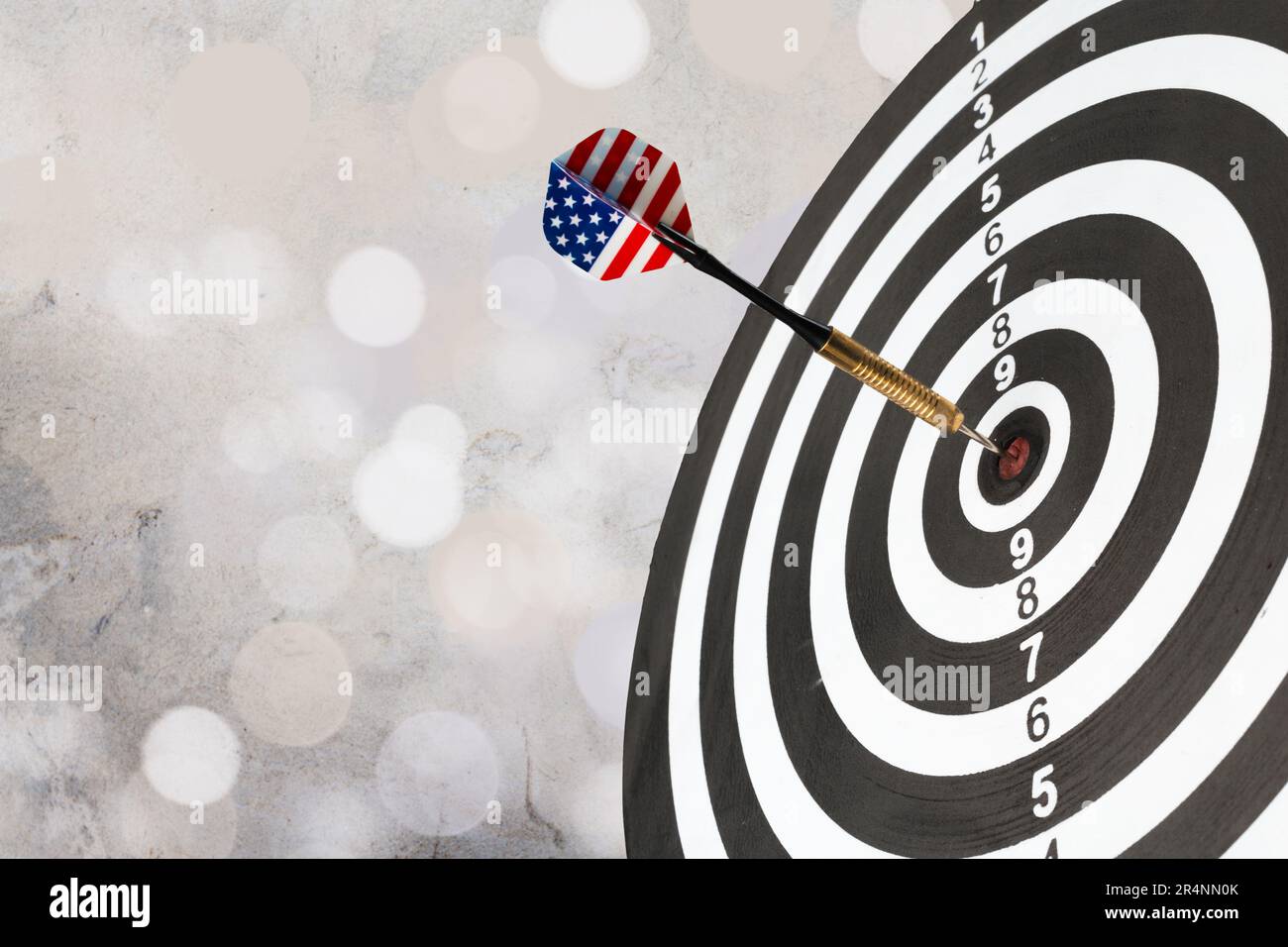 Success hitting target, aim goal achievement concept Stock Photo - Alamy