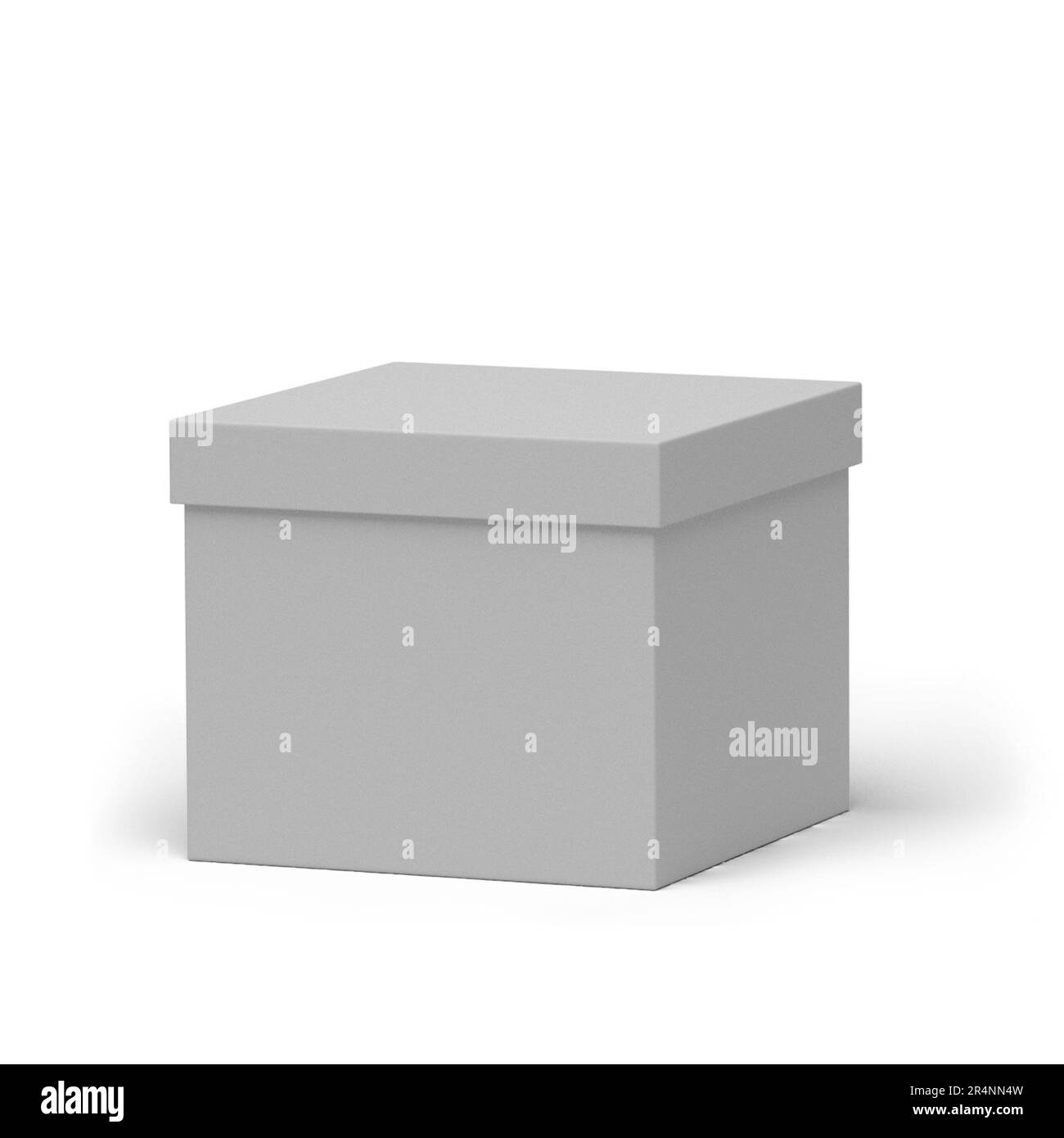 Blank white gift box isolated on white for present concept design Stock ...