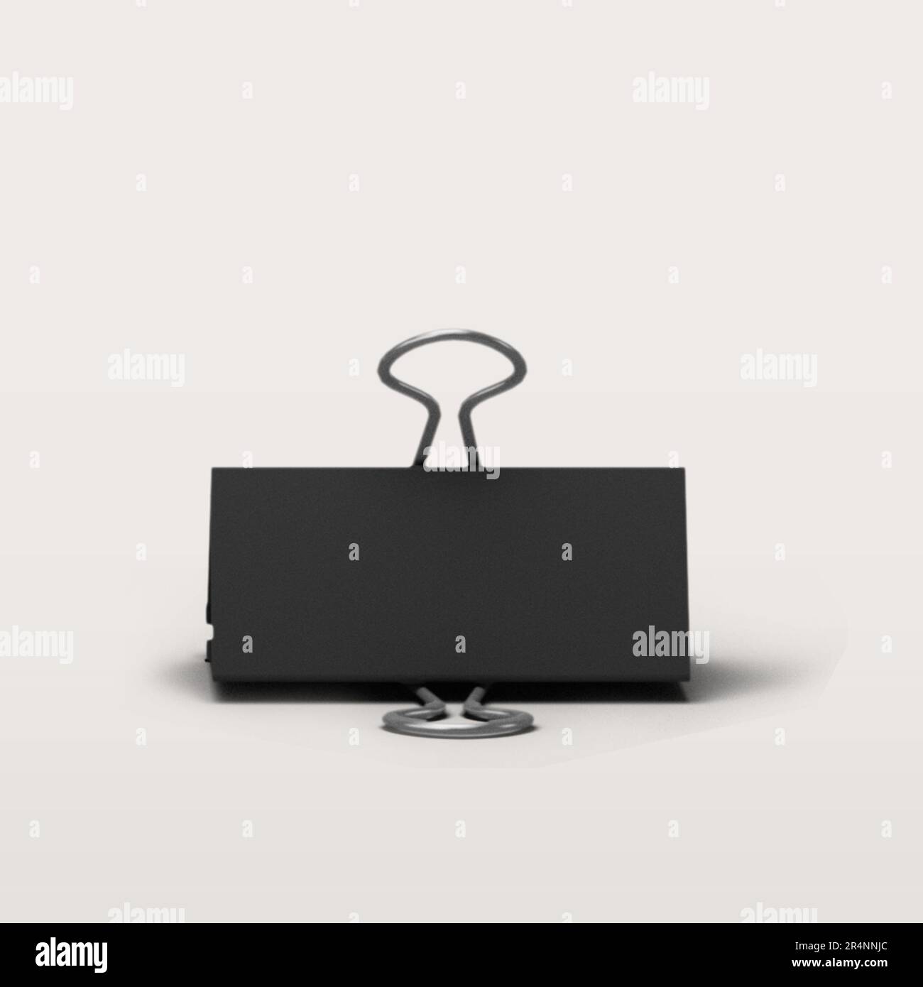 Black metal paper pin isolated on white background Stock Photo - Alamy