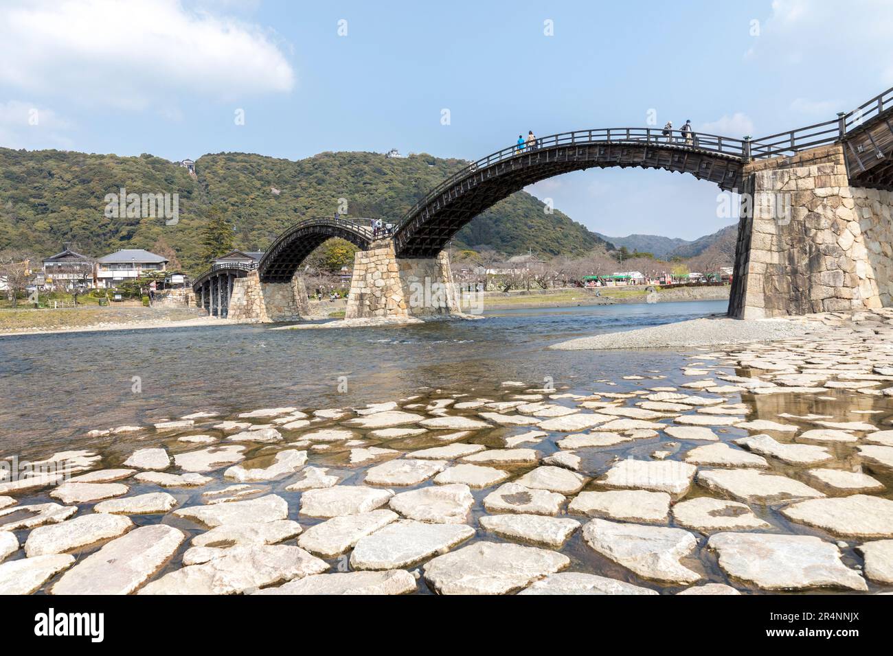 Kintai-kyo bridge, Iwakuni, Japan Stock Photo - Alamy
