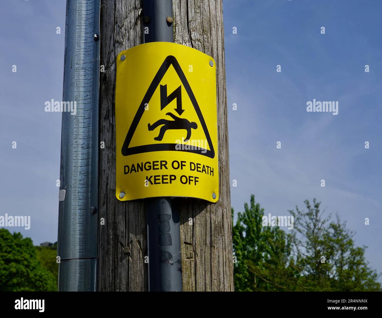 A warning of danger Stock Photo - Alamy