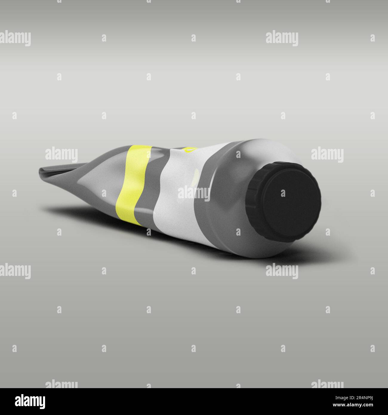 Yellow tube paint palette icon hi-res stock photography and images - Alamy