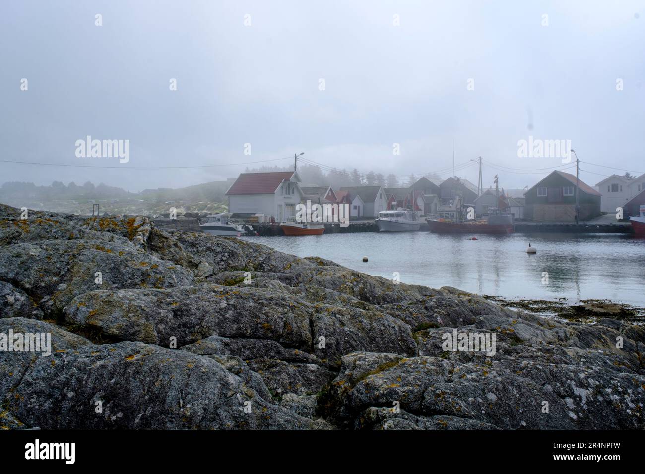 Olberg; Olbergstranden; Raege; Norway; May 20 2023, Misty Morning ...