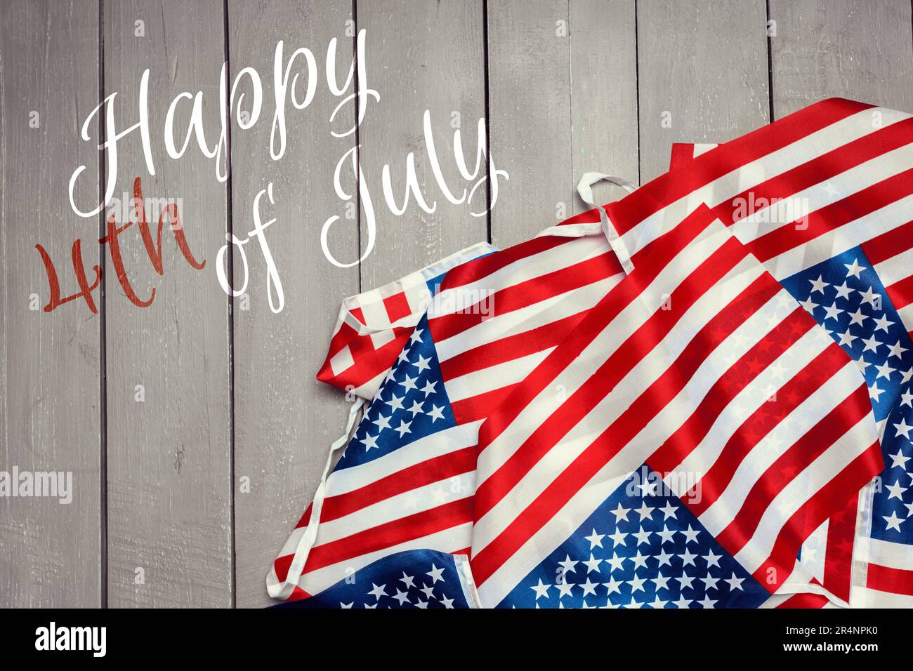Happy Fourth of July USA Flag Stock Photo - Alamy