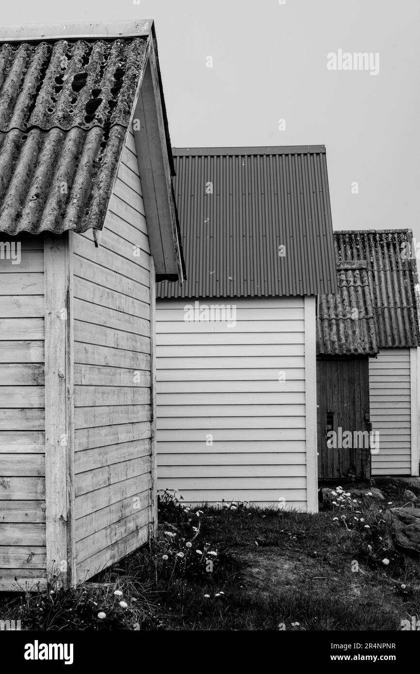 Olberg; Olbergstranden; Raege; Norway; May 20 2023, Black And White ...