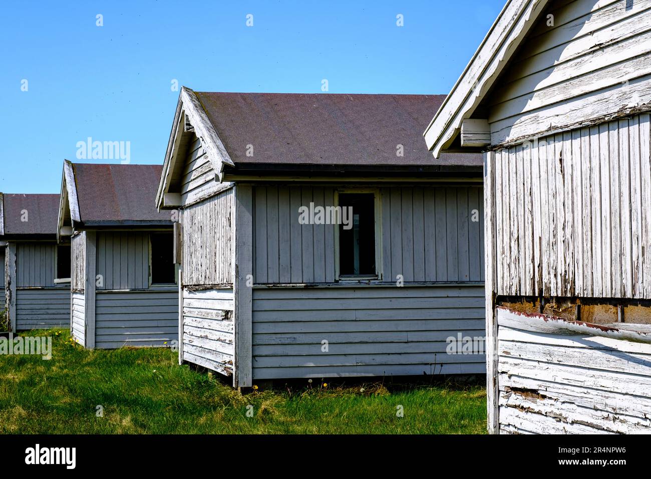 Olberg; Olbergstranden; Raege; Norway; May 20 2023, Row Or Line Of Old ...