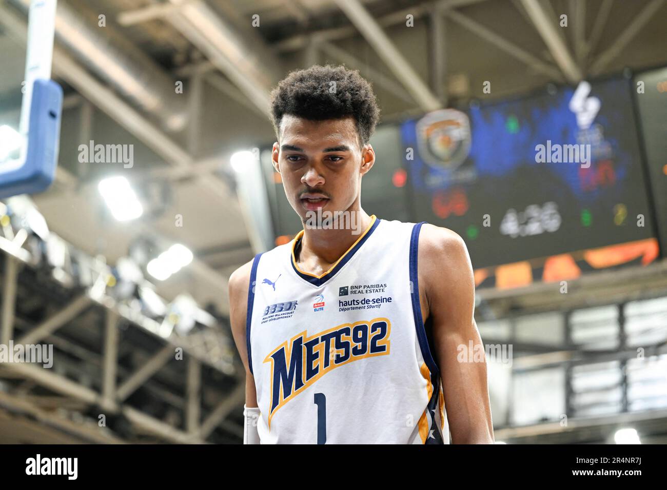 Paris, France. 28th May, 2023. Victor Wembanyama during the French ...