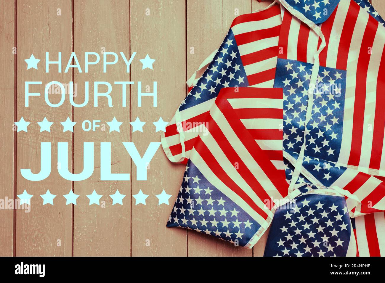 Happy Fourth of July USA Flag Stock Photo - Alamy