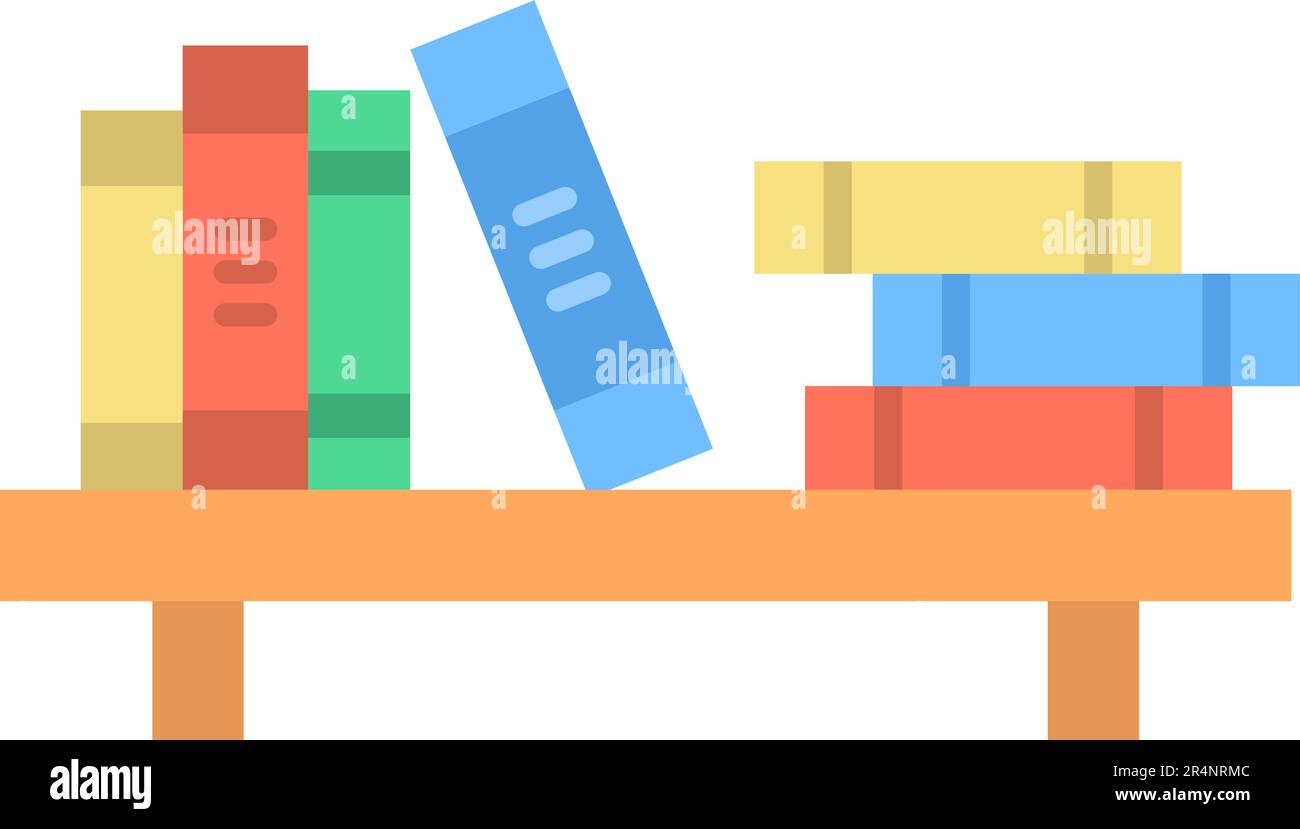 Bookshelf icon vector image Stock Vector Image & Art - Alamy