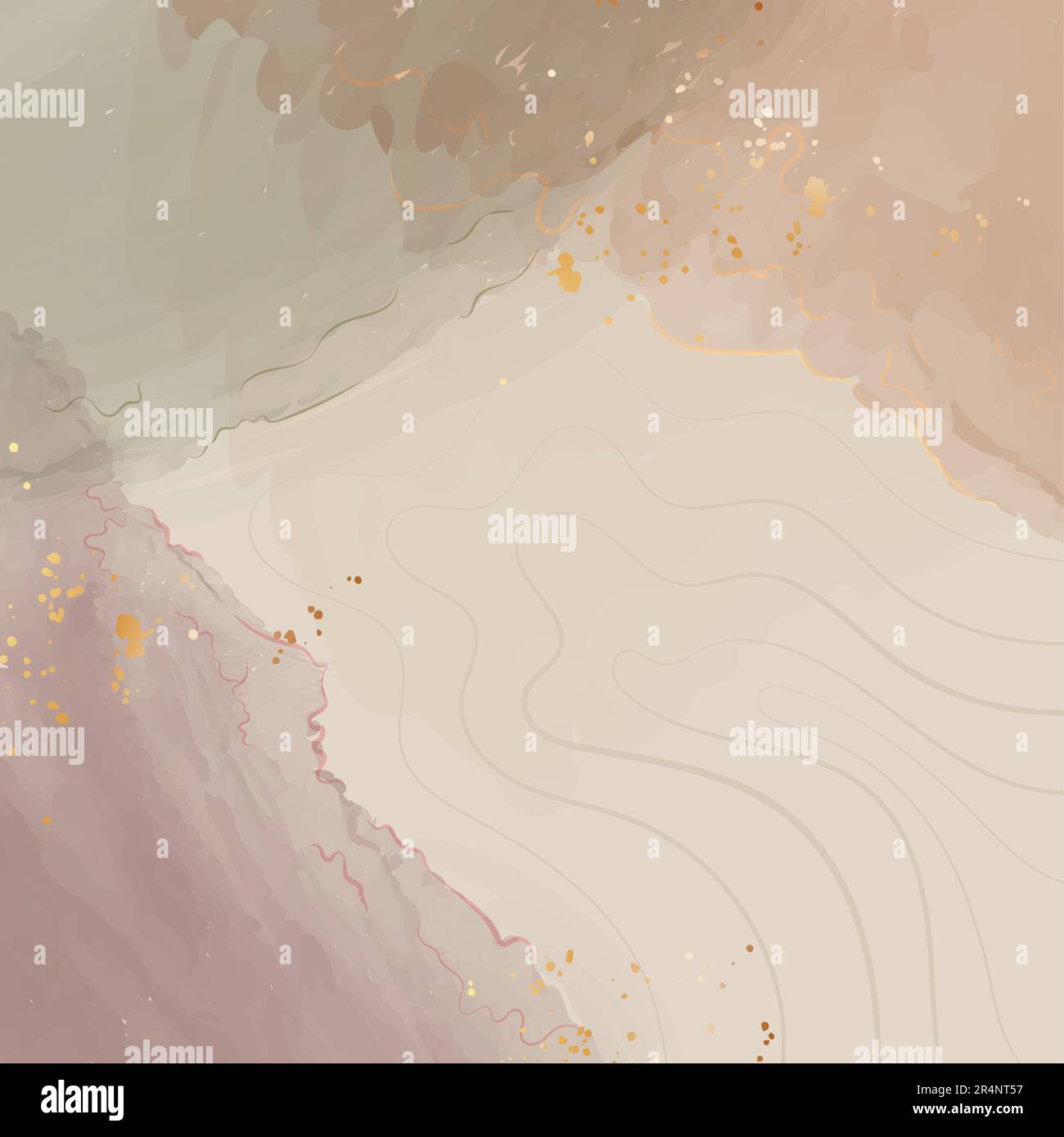 Watercolor neutral color background with grunge effect Vector Stock ...