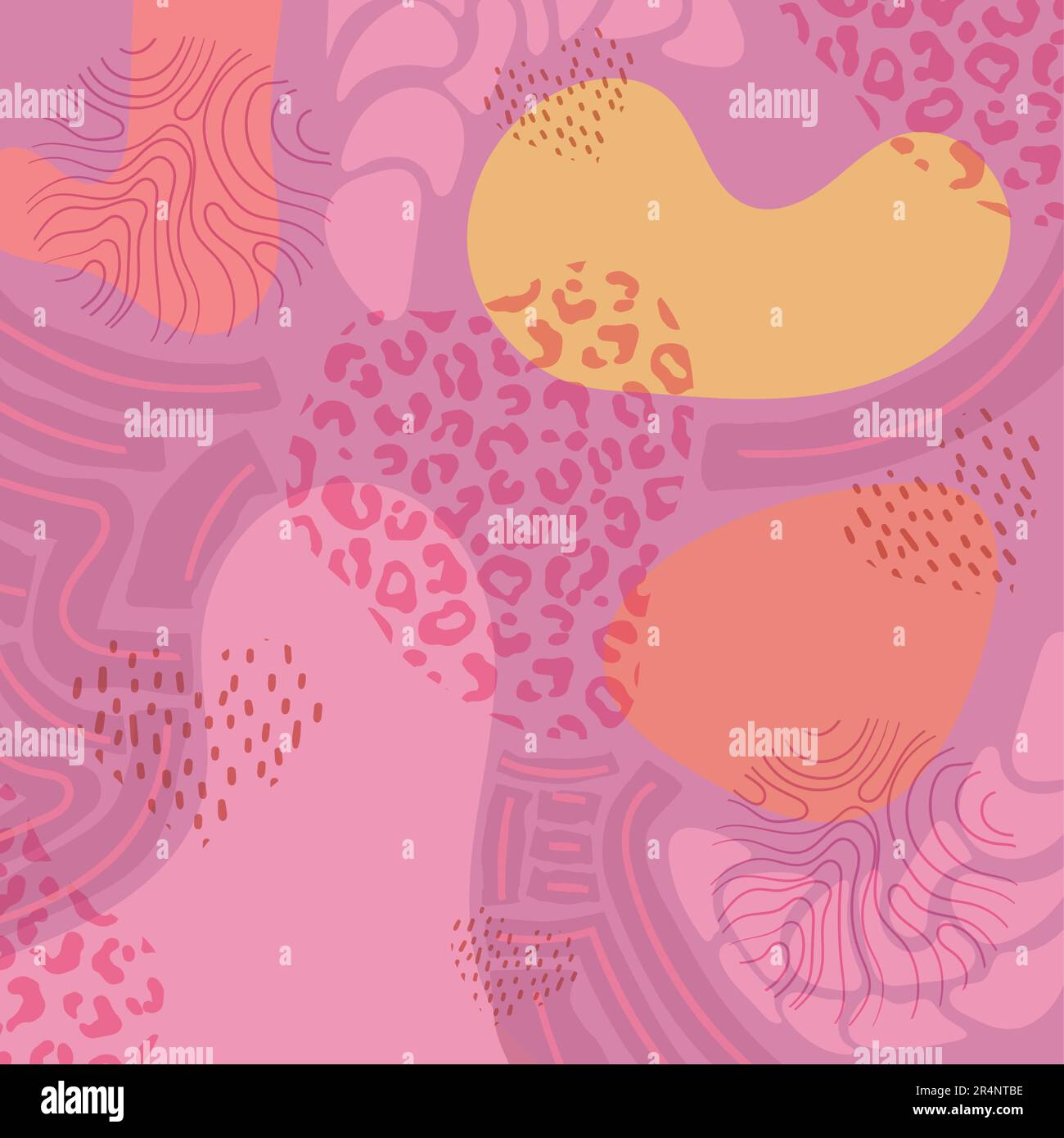 Watercolor neutral color background with grunge effect Vector Stock ...