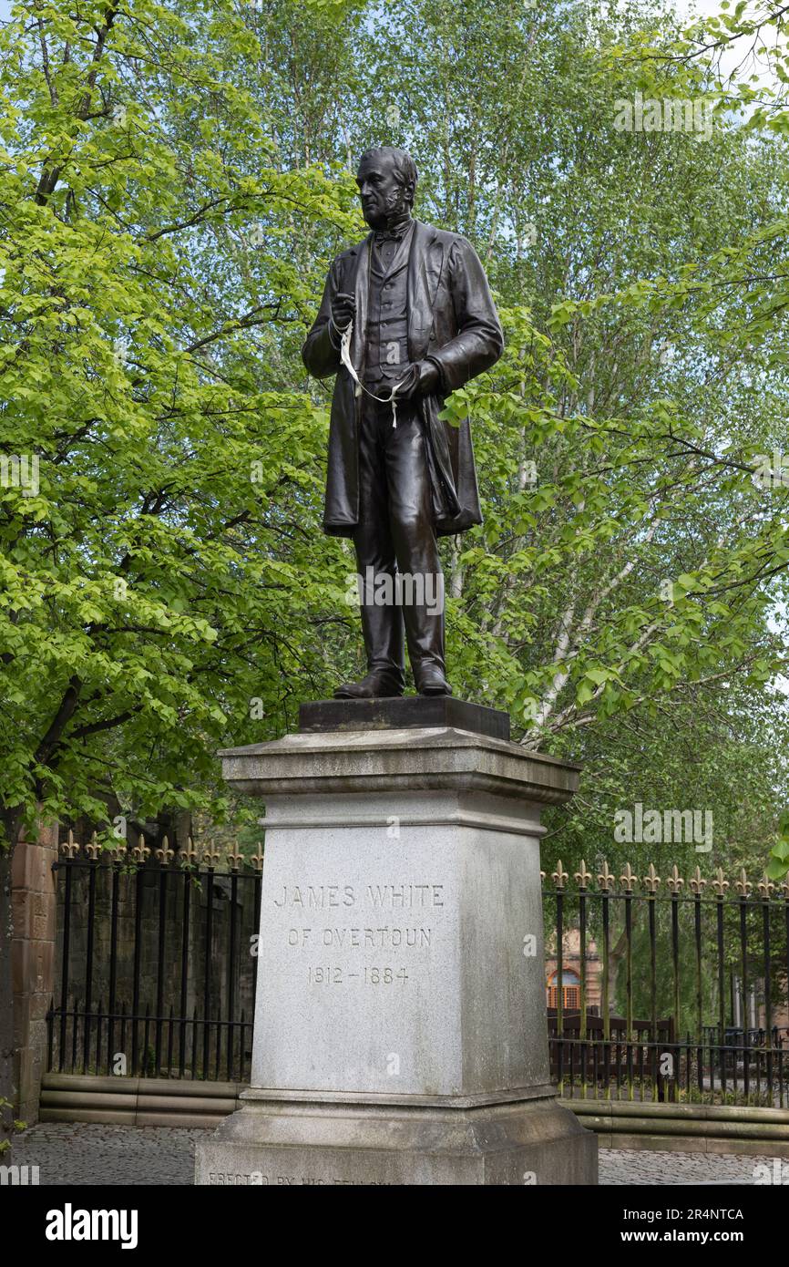 Statue of James White (1812–1884) in Cathedral Square, Glasgow ...