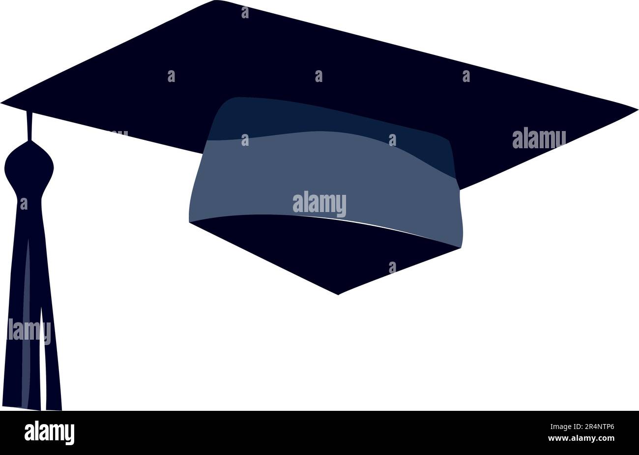 Graduation cap paper art Stock Vector Images - Alamy