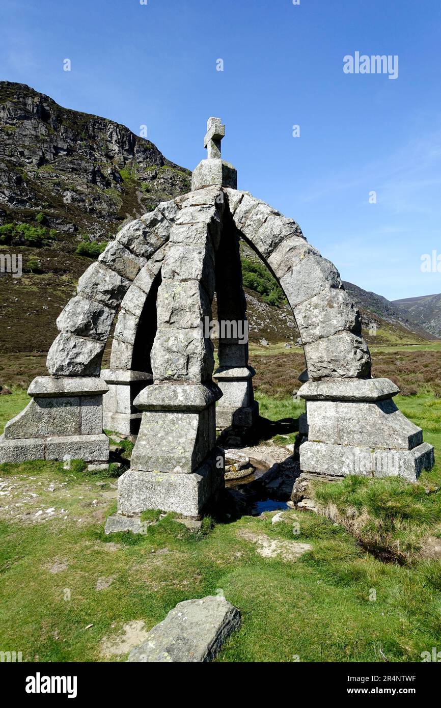 Queen's Well, Glen Mark, Angus, Scotland , U.K Stock Photo - Alamy