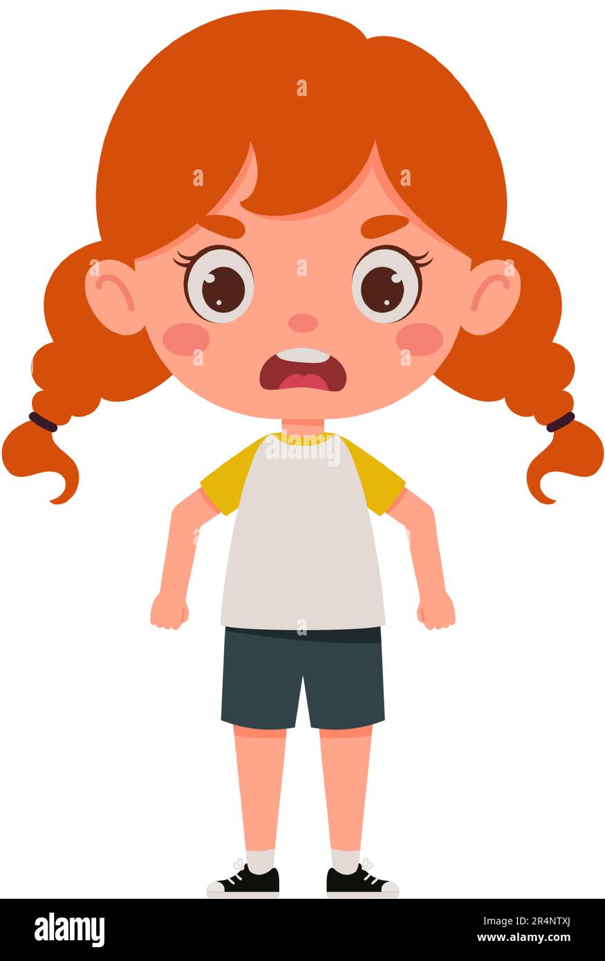 Angry Girl Cartoon