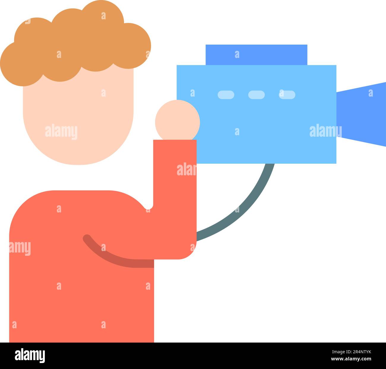 Camera Man icon vector image Stock Vector Image & Art - Alamy