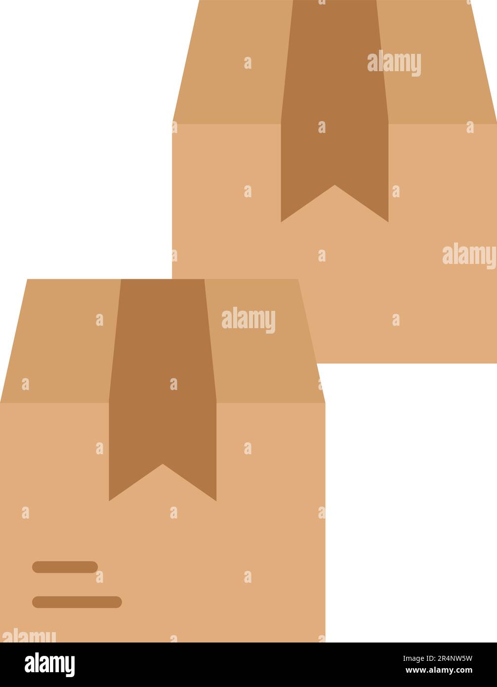 Cardboards icon vector image Stock Vector Image & Art - Alamy