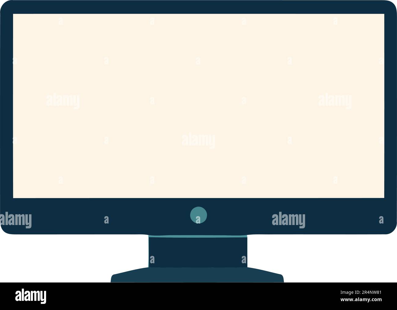 Modern computer monitor technology icon Stock Vector Image & Art - Alamy