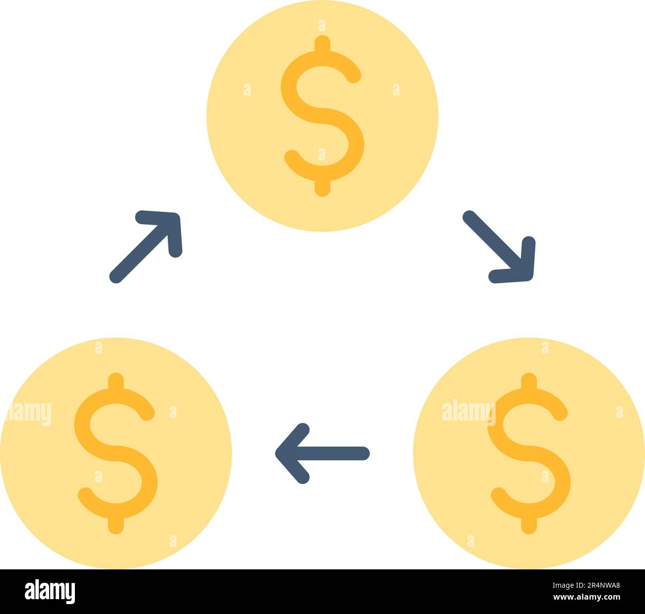 Cash Flow icon vector image Stock Vector Image & Art - Alamy