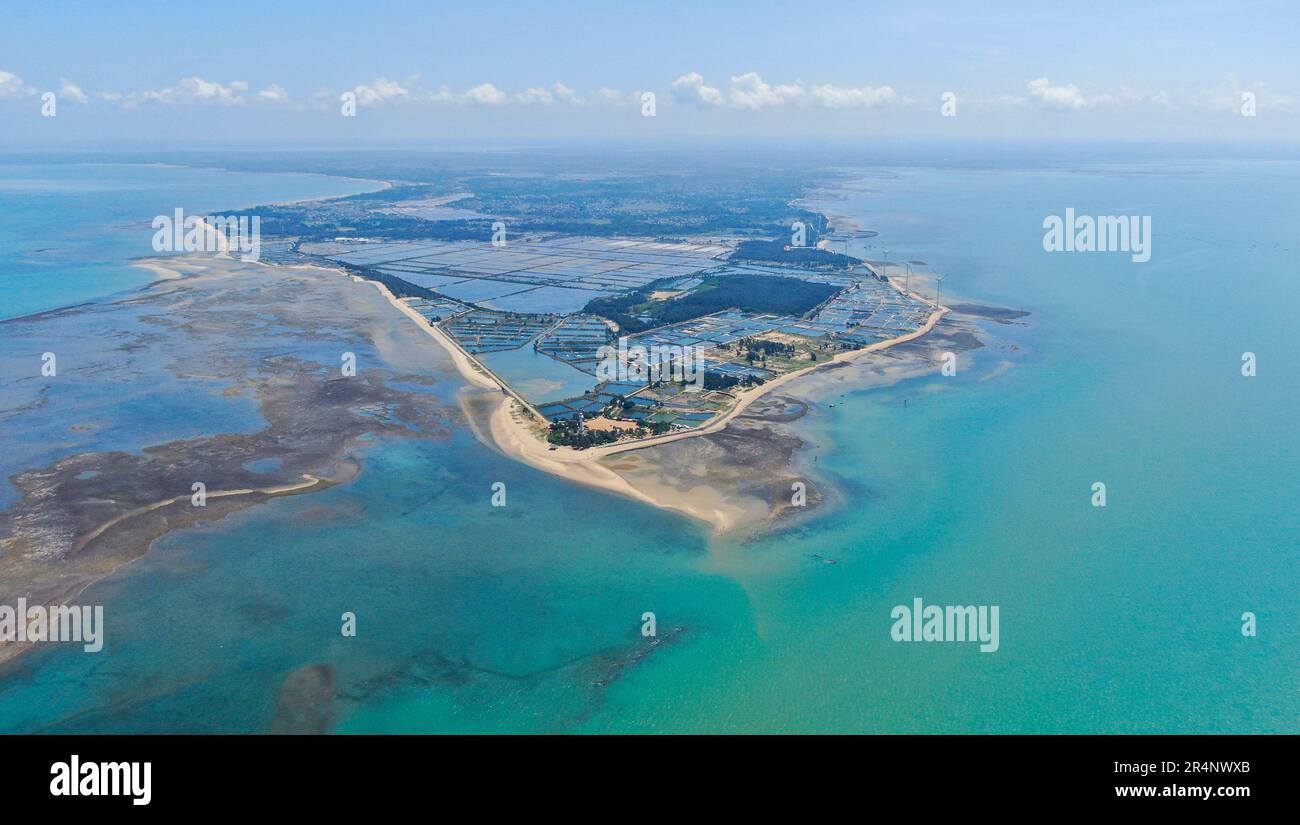 (230529) -- ZHANJIANG, May 29, 2023 (Xinhua) -- This aerial photo taken ...
