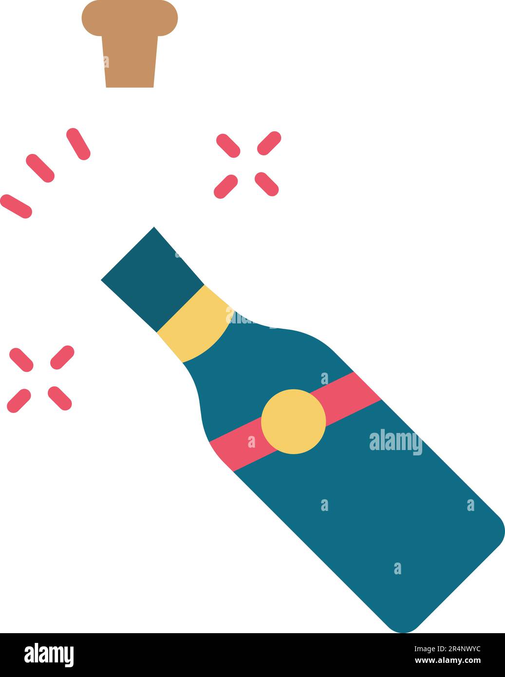 Champagne icon vector image Stock Vector Image & Art - Alamy