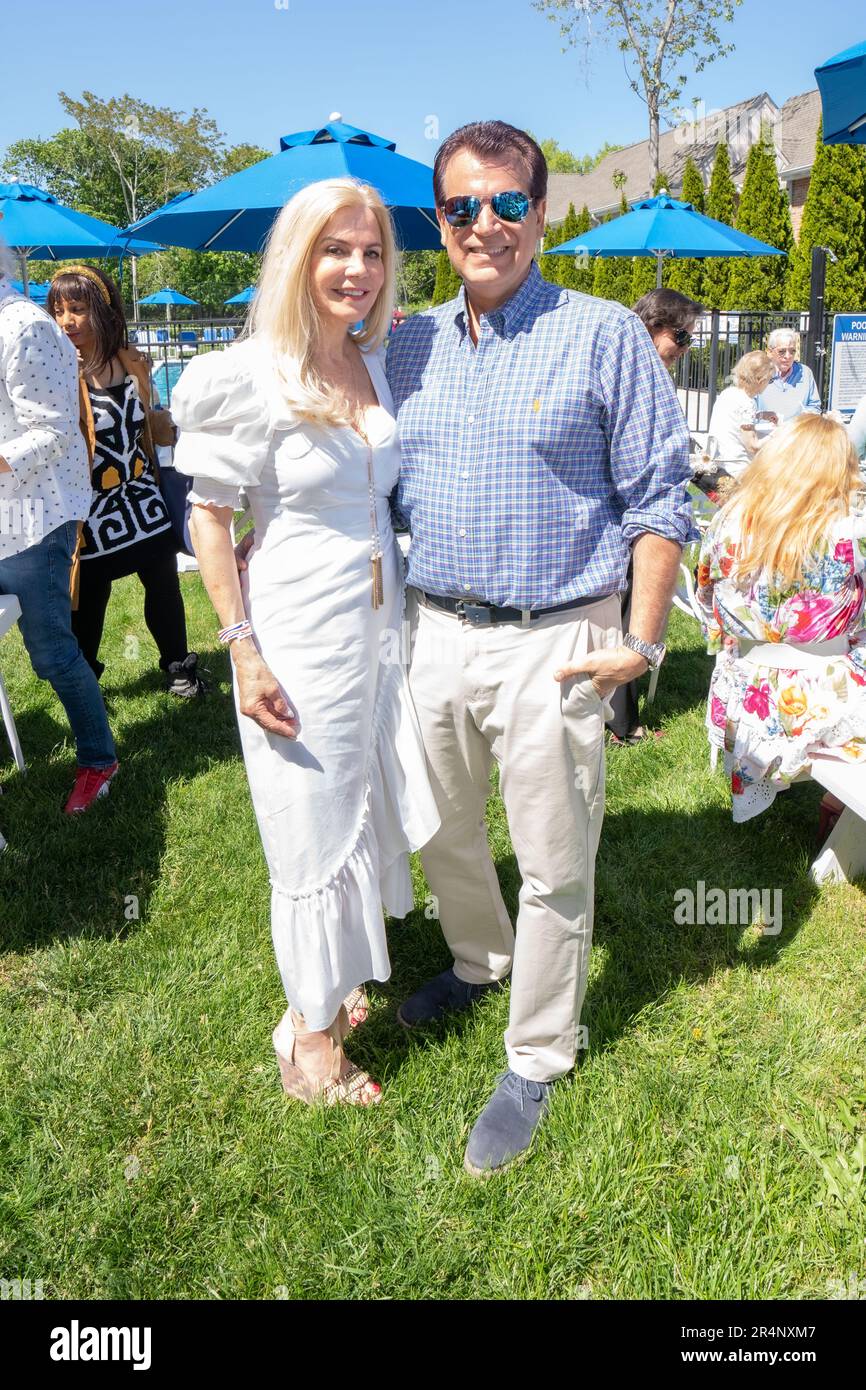 Nancy Pearson and Charles Tetro attend The Southampton Inn's 25th ...