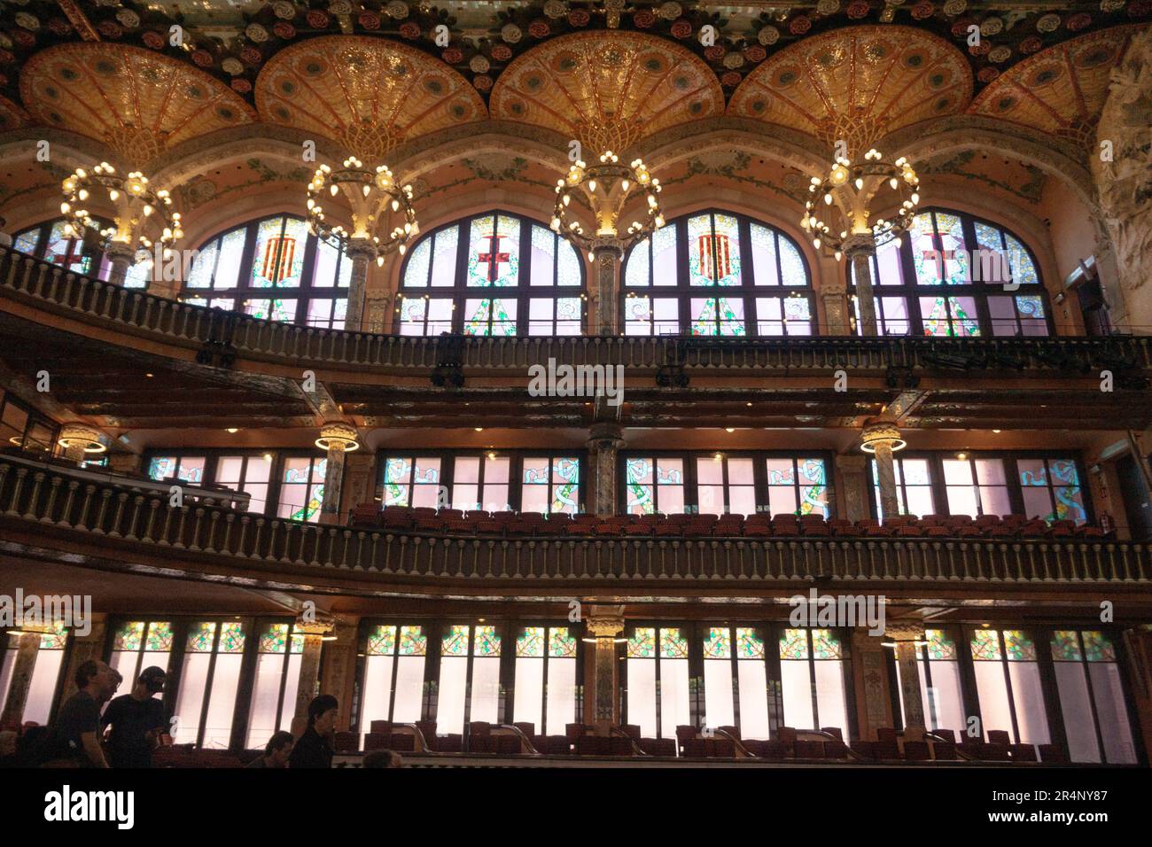 The Catalan Music Palace (concert hall), a UNESCO World Heritage site ...