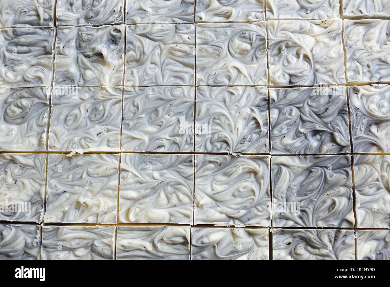 Making and Cutting of homemade cold process soap Stock Photo - Alamy