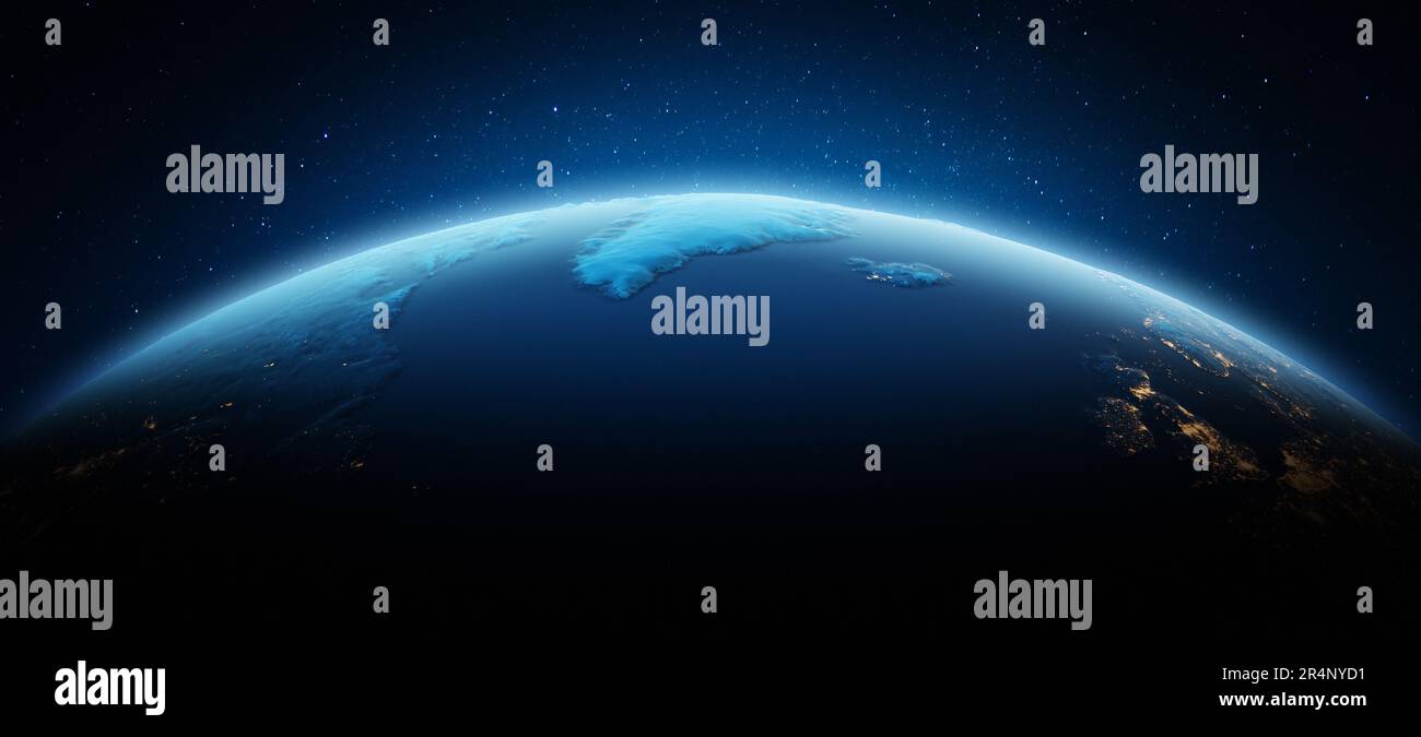 North Atlantic map. Elements of this image furnished by NASA. 3d ...