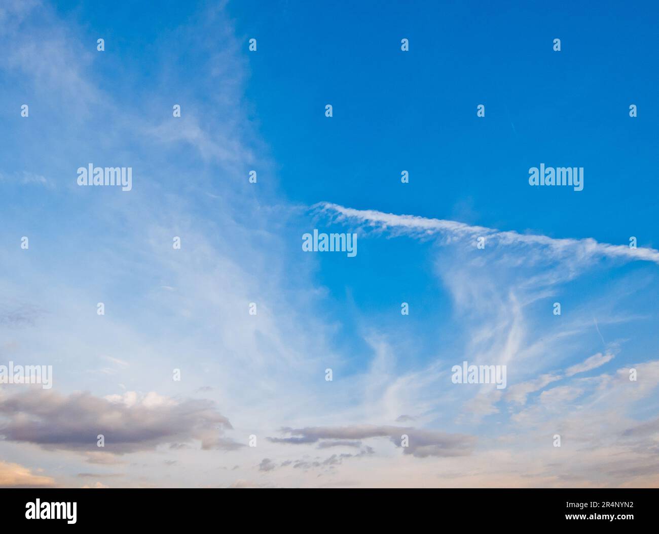 Beautiful sky and clouds summer good weather Stock Photo - Alamy