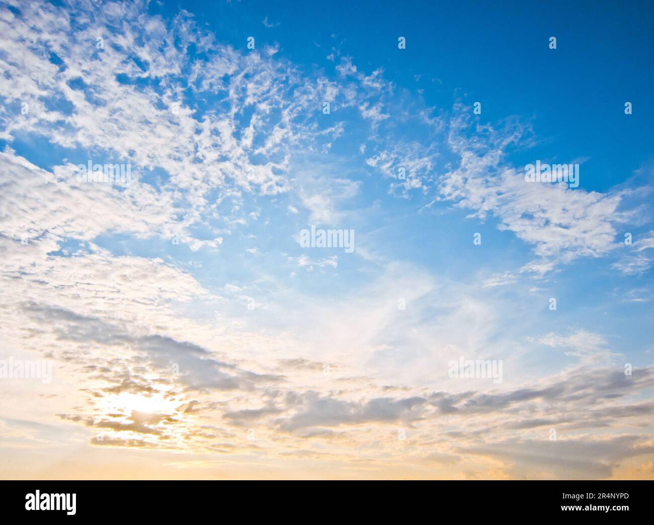 Beautiful sky and clouds summer good weather Stock Photo - Alamy