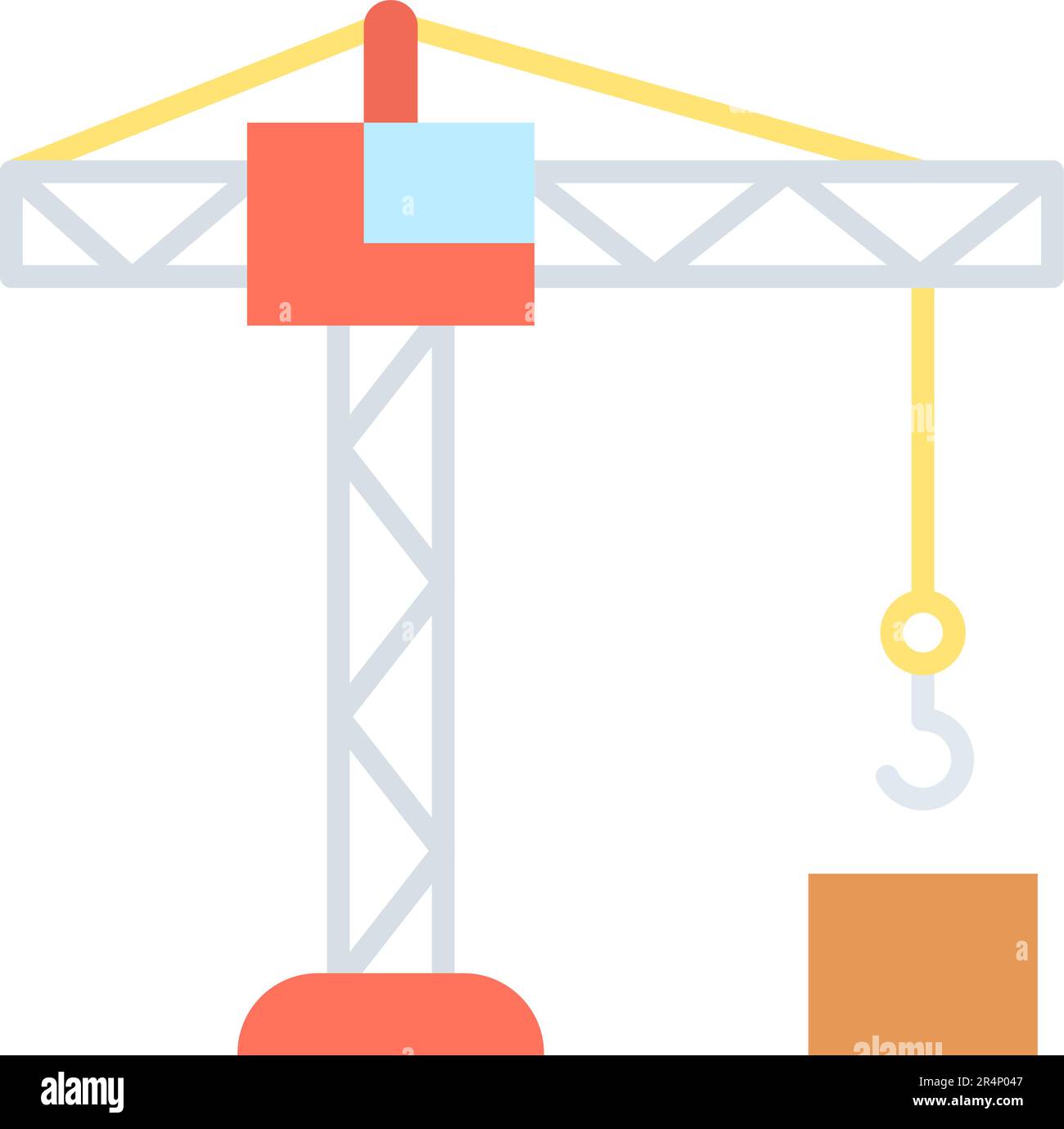 Crane Tower icon vector image Stock Vector Image & Art - Alamy