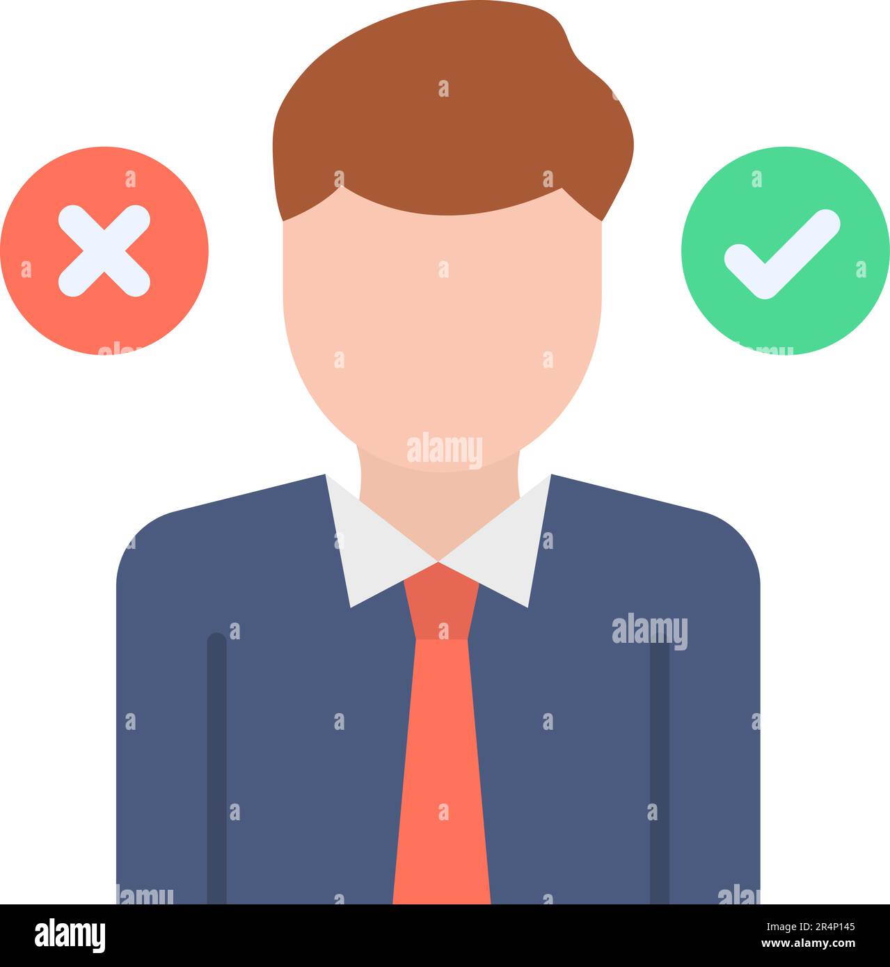 Decision Making icon vector image Stock Vector Image & Art - Alamy