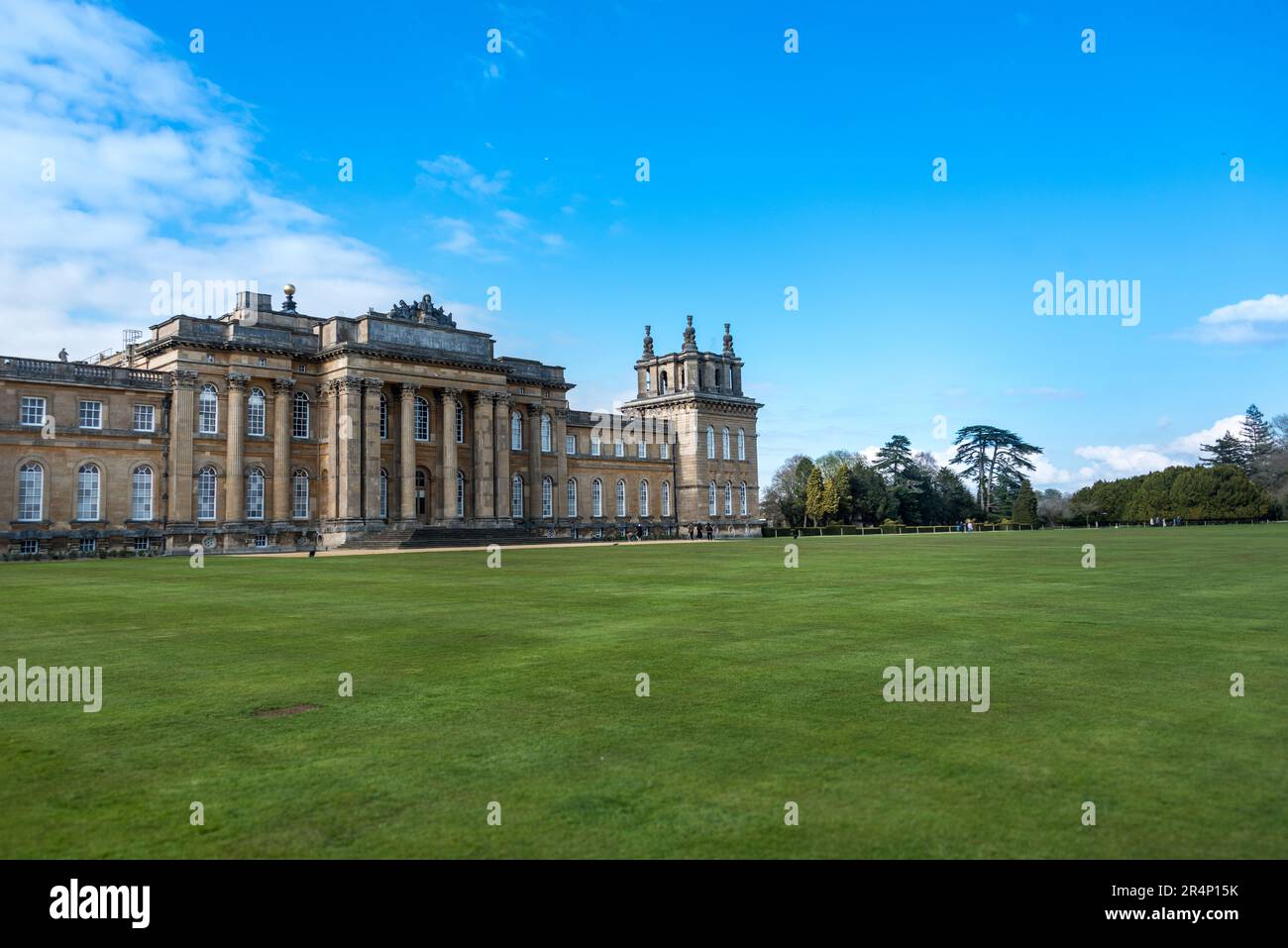 Blenheim Palace in Woodstock, England. The birthplace of Winston ...