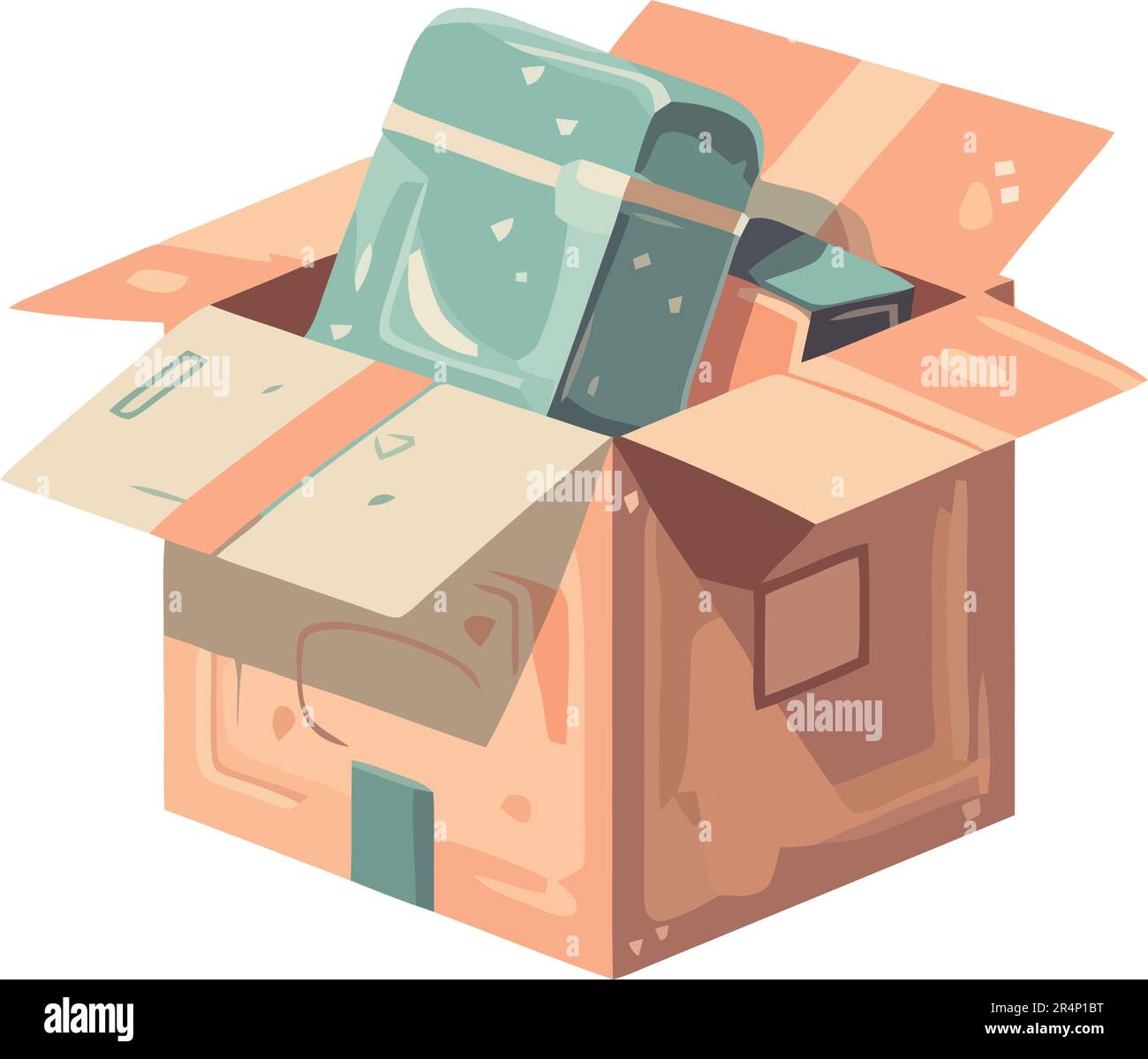 carton box packaging symbol icon Stock Vector Image & Art - Alamy
