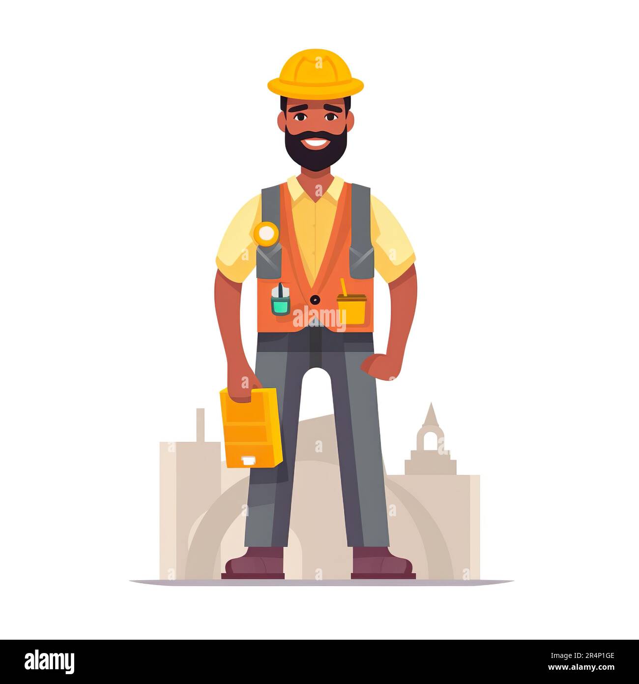 Indian worker helmet Cut Out Stock Images & Pictures - Alamy
