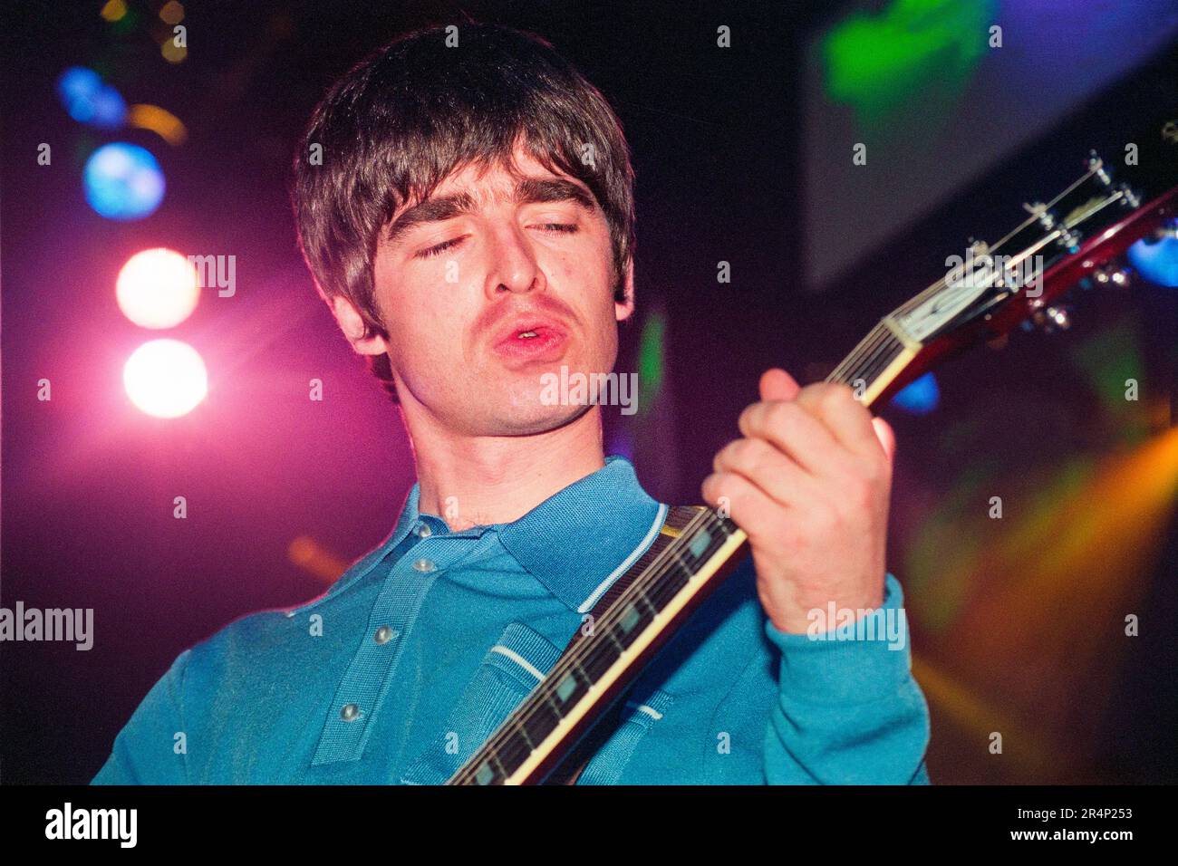 Noel Gallagher of Oasis at Cardiff International Arena CIA on the (What ...