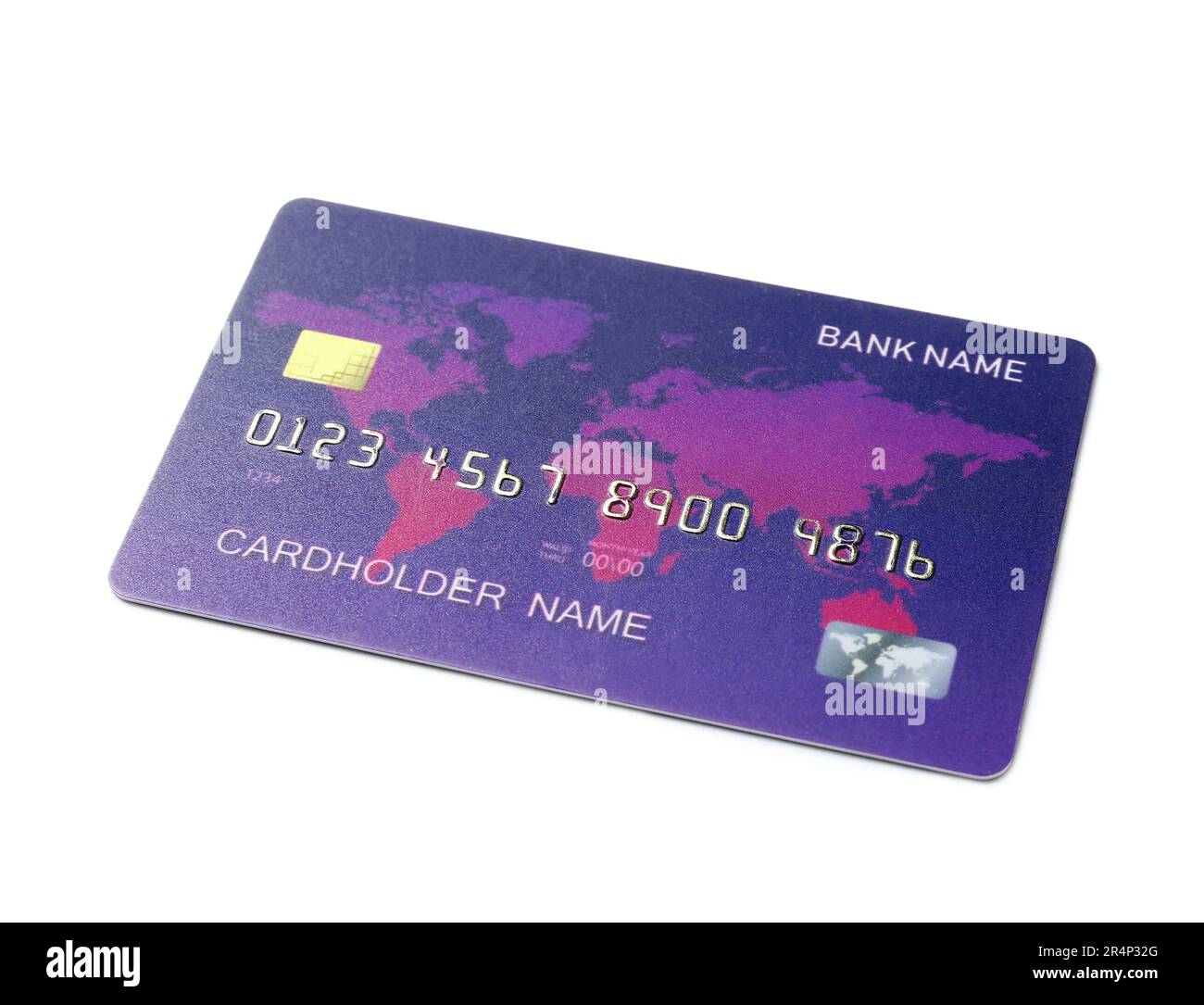 Credit card on white background Stock Photo - Alamy