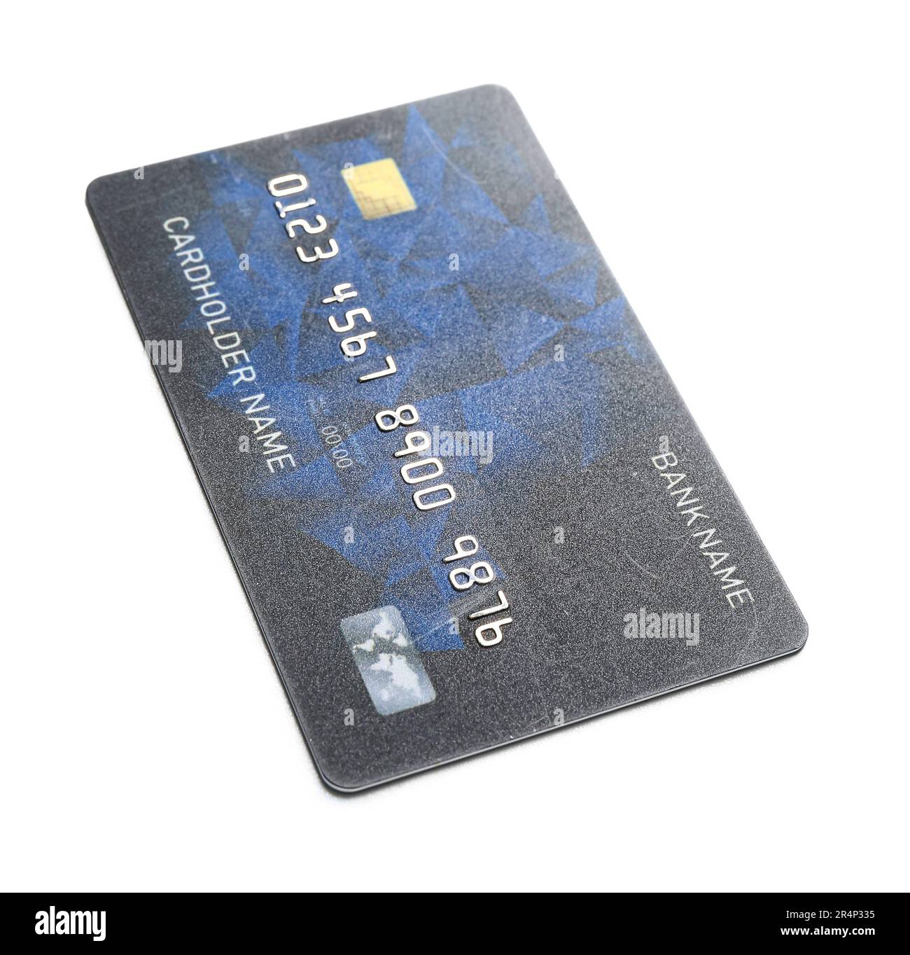 Credit card on white background Stock Photo - Alamy