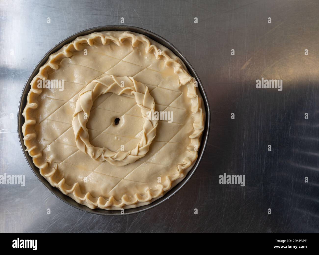 Behold the epitome of culinary tradition - a perfectly crafted 9-inch ...