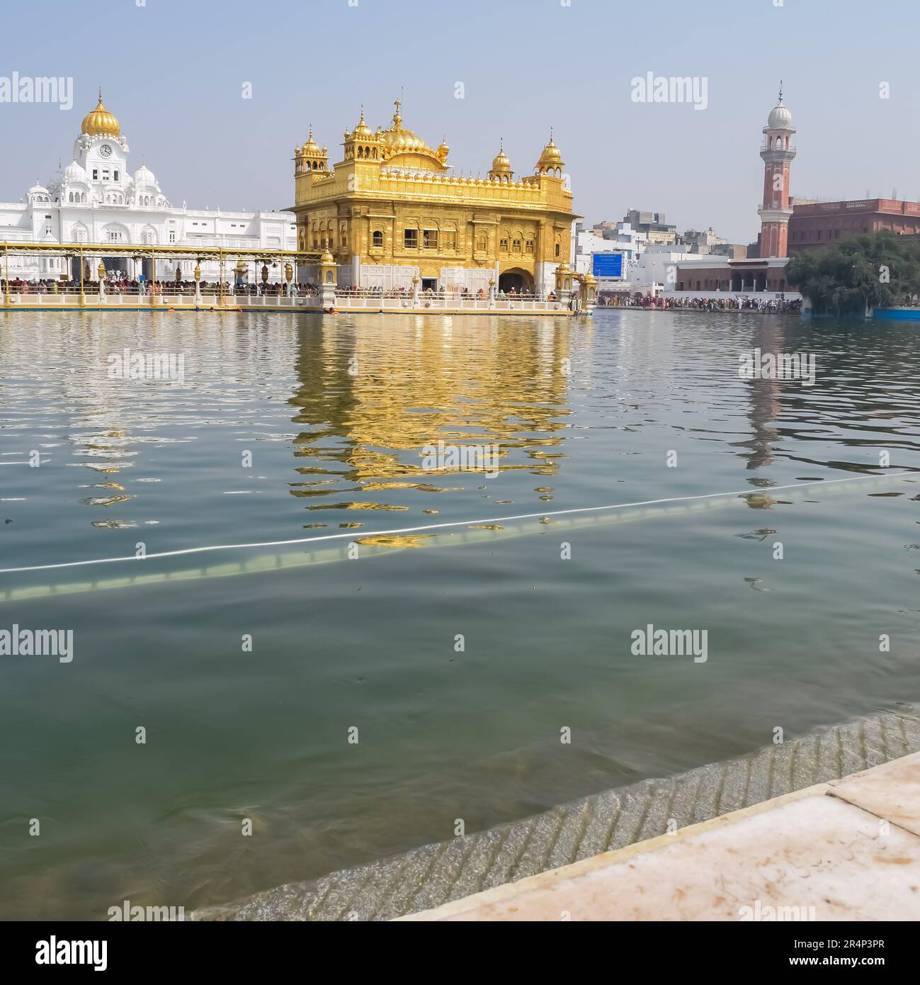 Beautiful view of Golden Temple (Harmandir Sahib) in Amritsar, Punjab ...